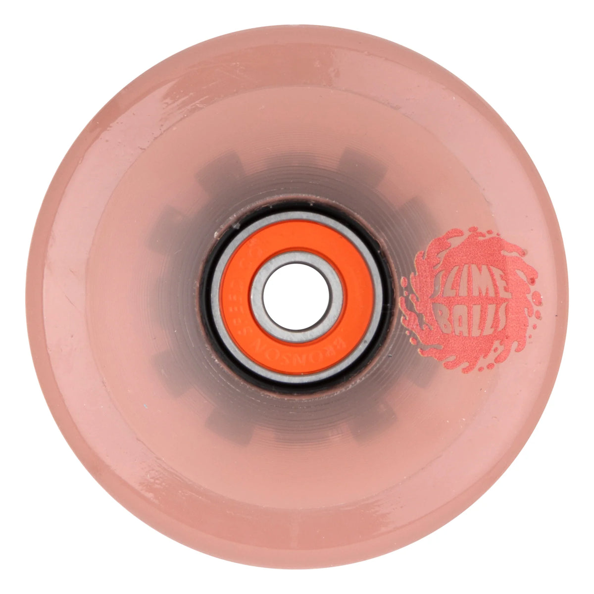 Slime Balls Pink Eyes Light Ups OG Slime Wheels 66mm 78a - Trans Pink
