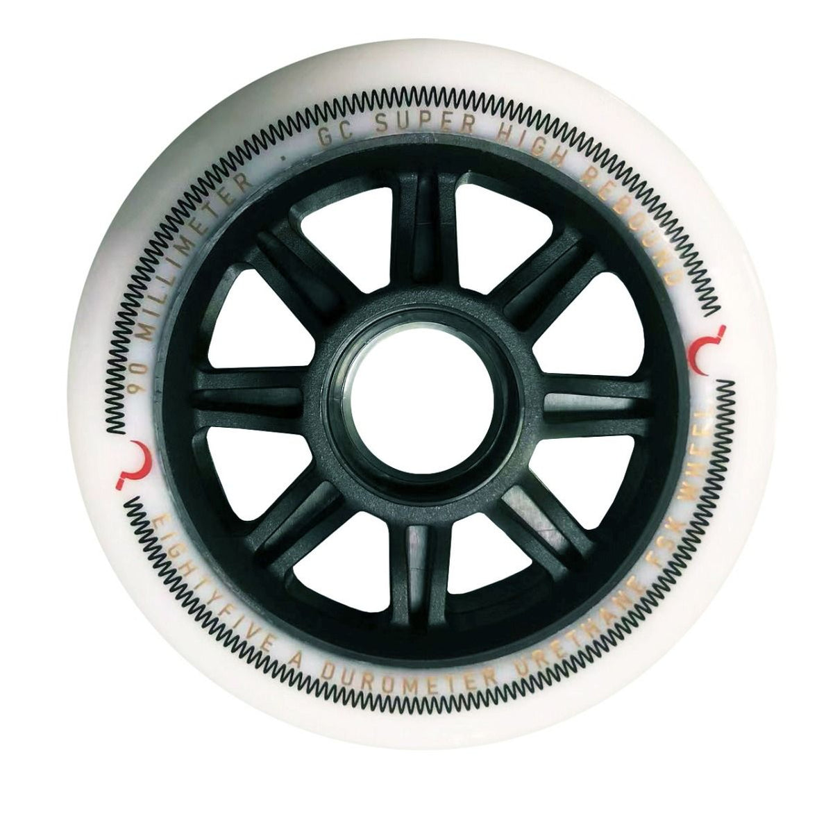 Ground Control SHR Wheels 90mm 85a - White (Set of 4)