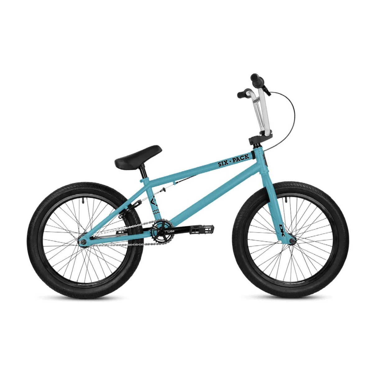DK Six Pack 20″ Complete BMX Bike - Retro Blue- Skates USA