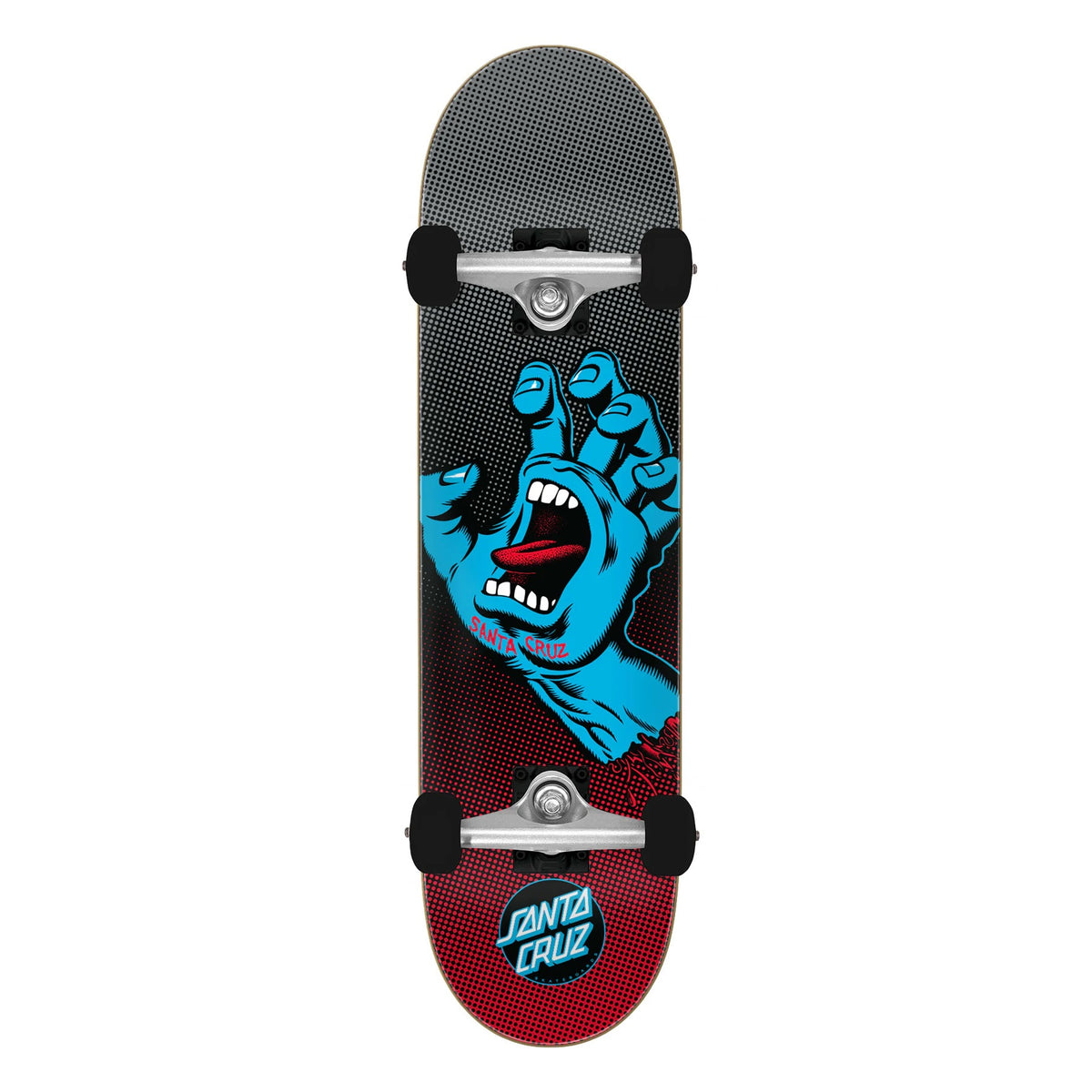 Santa Cruz Large Screaming Hand Fade Complete Skateboard - 8.25″