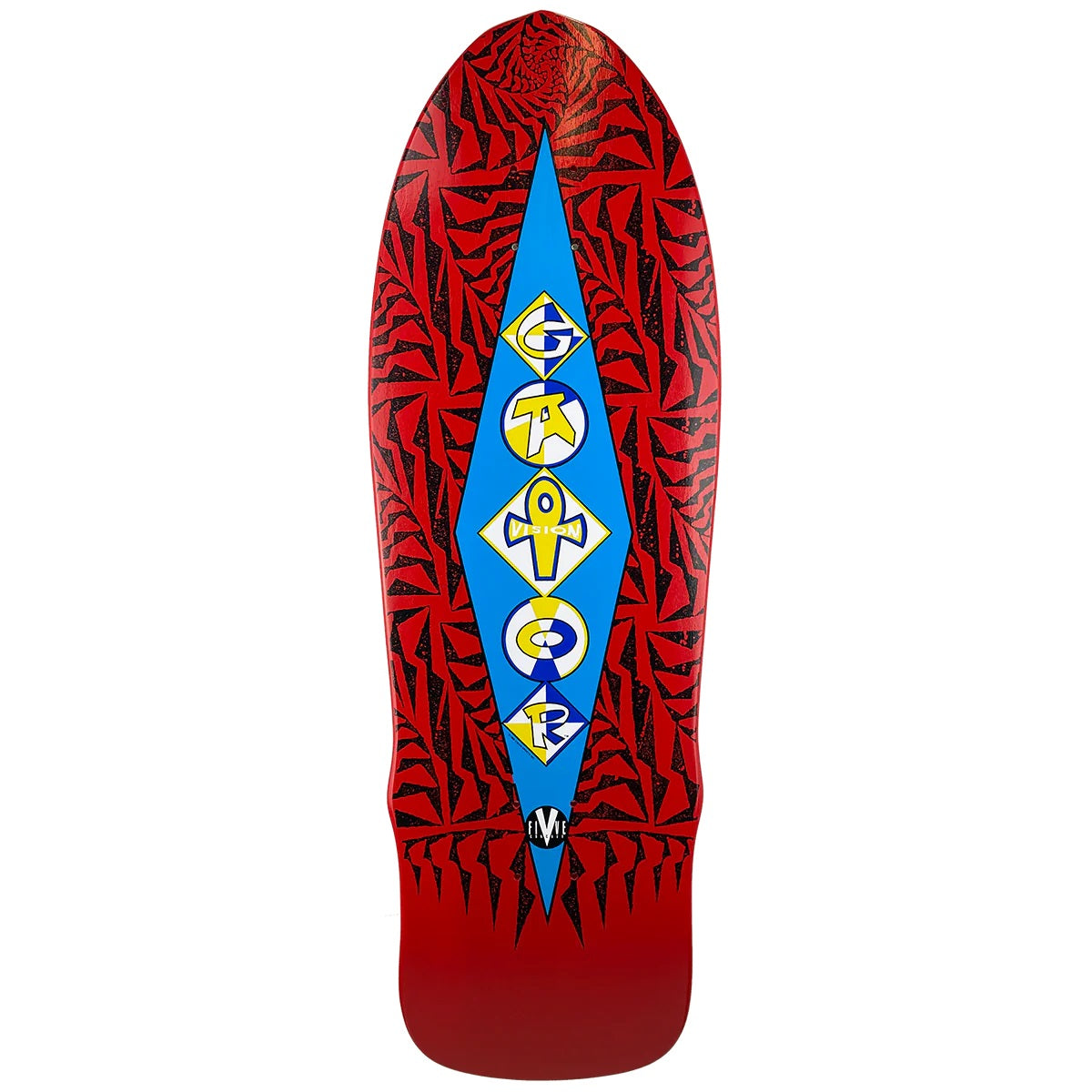 Tabla de skate Vision Gator Ramp de 10″ en color rojo