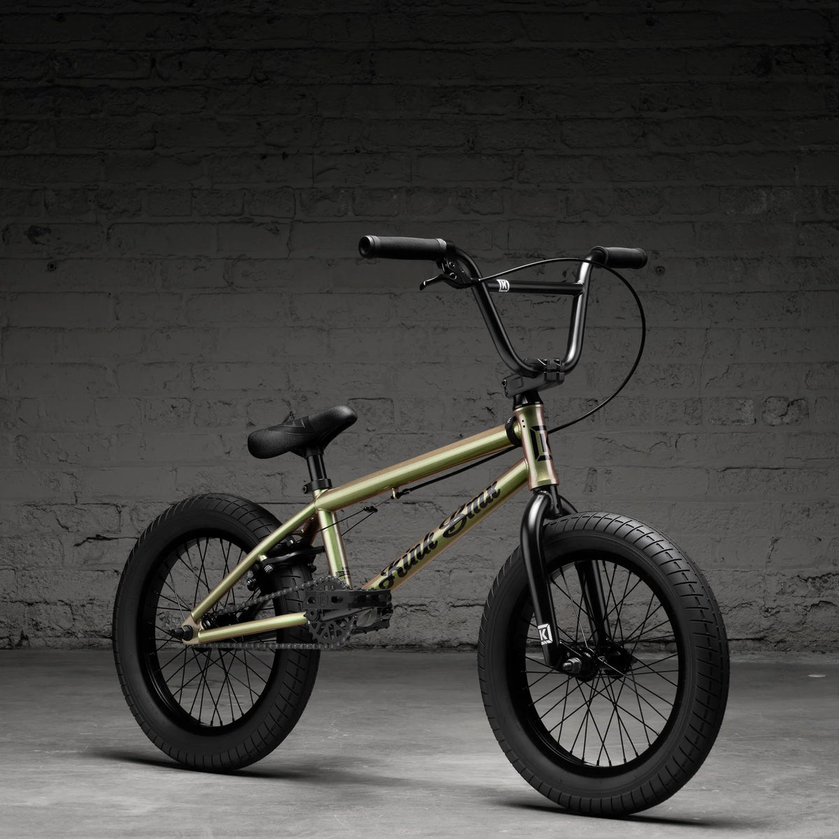 Bicicleta BMX completa Kink 2026 Carve de 16″ - Patina Green [PRE-ORDE