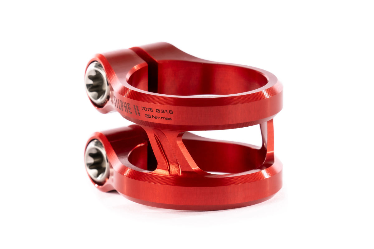 Ethic DTC Sylphe V2 Clamp 34.9mm - Red- Skates USA