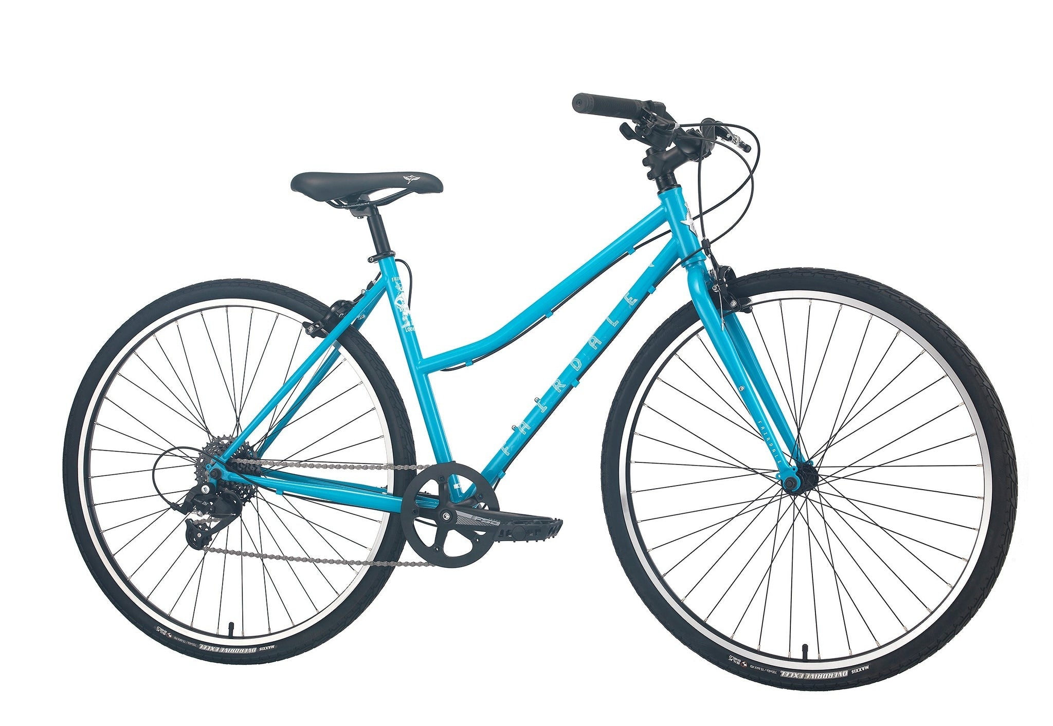 Fairdale Lookfar Step-Thru Complete Cruiser Bike - Blue