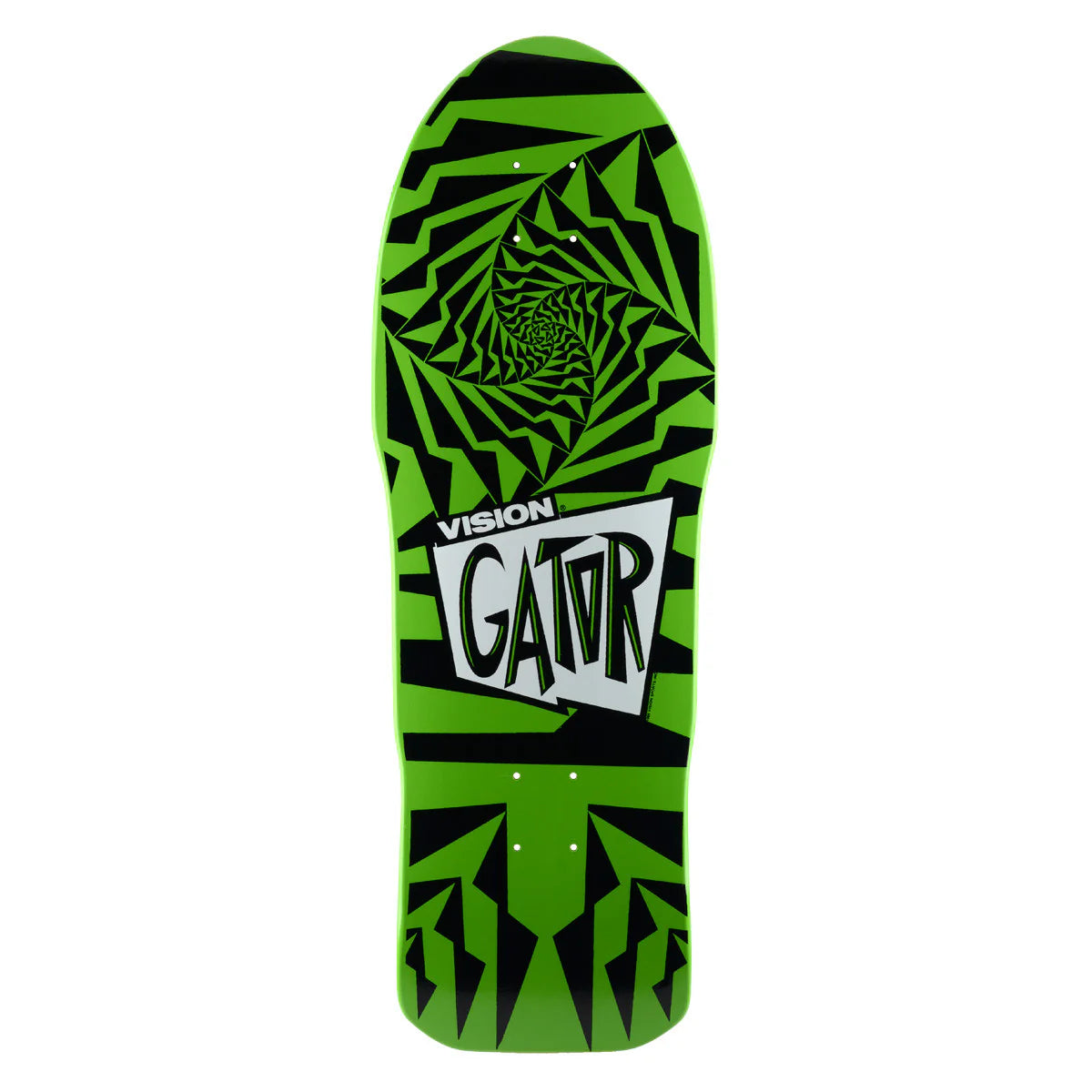 Vision Gator II Skateboard Deck - 10.25″ Green/Black