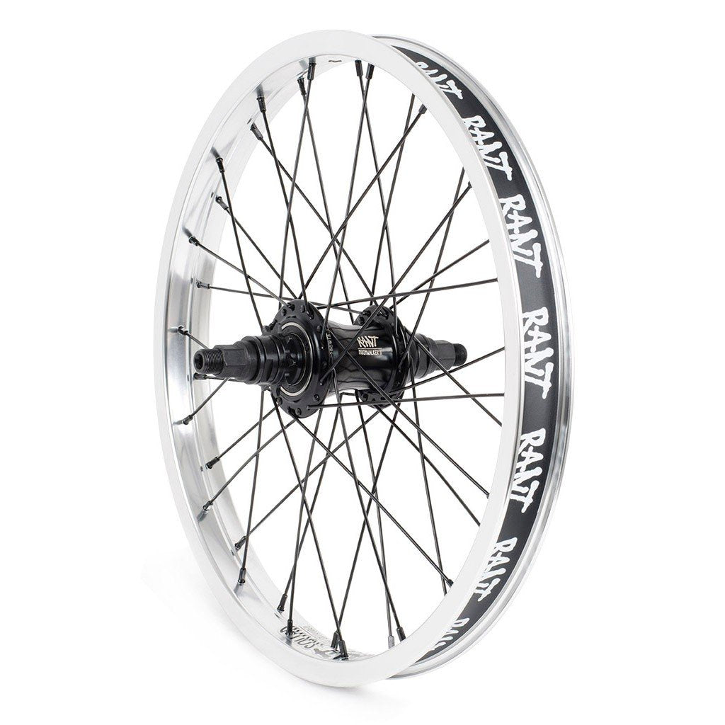 Rant BMX 18" Party On V2 Cassette RHD Rear Wheel - Silver
