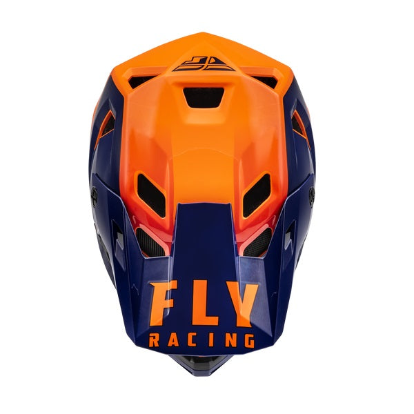 Fly Racing Youth Rayce Full Face Helmet - Navy/Orange/Red