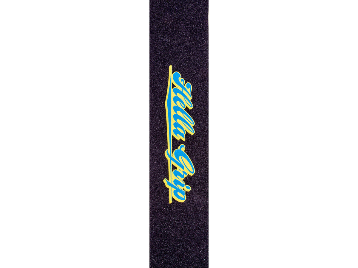 Hella Grip Classic Logo GripTape - Blue/Yellow- Skates USA