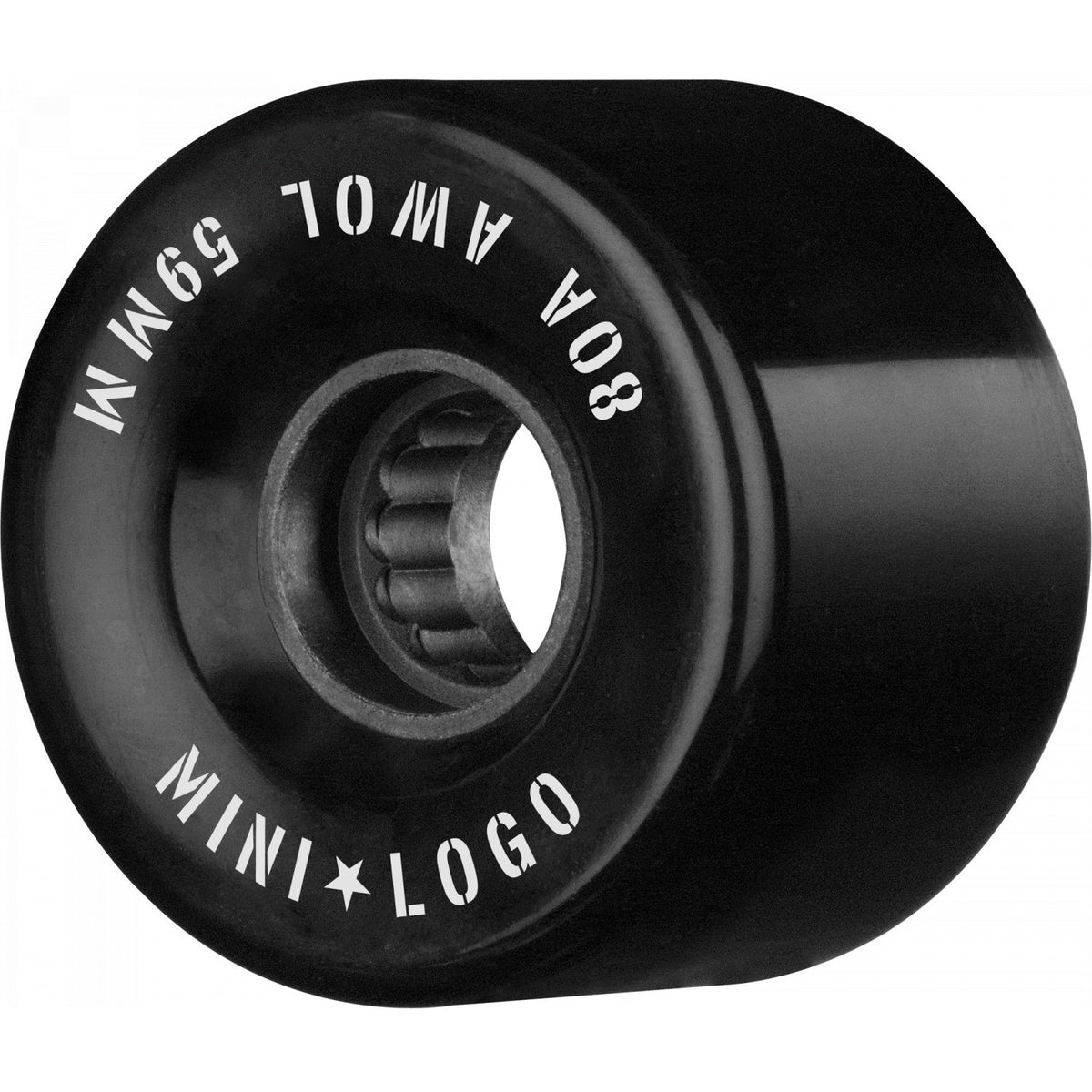 Mini Logo AWOL Wheels ATF 59mm 80a - Black (Set of 4)