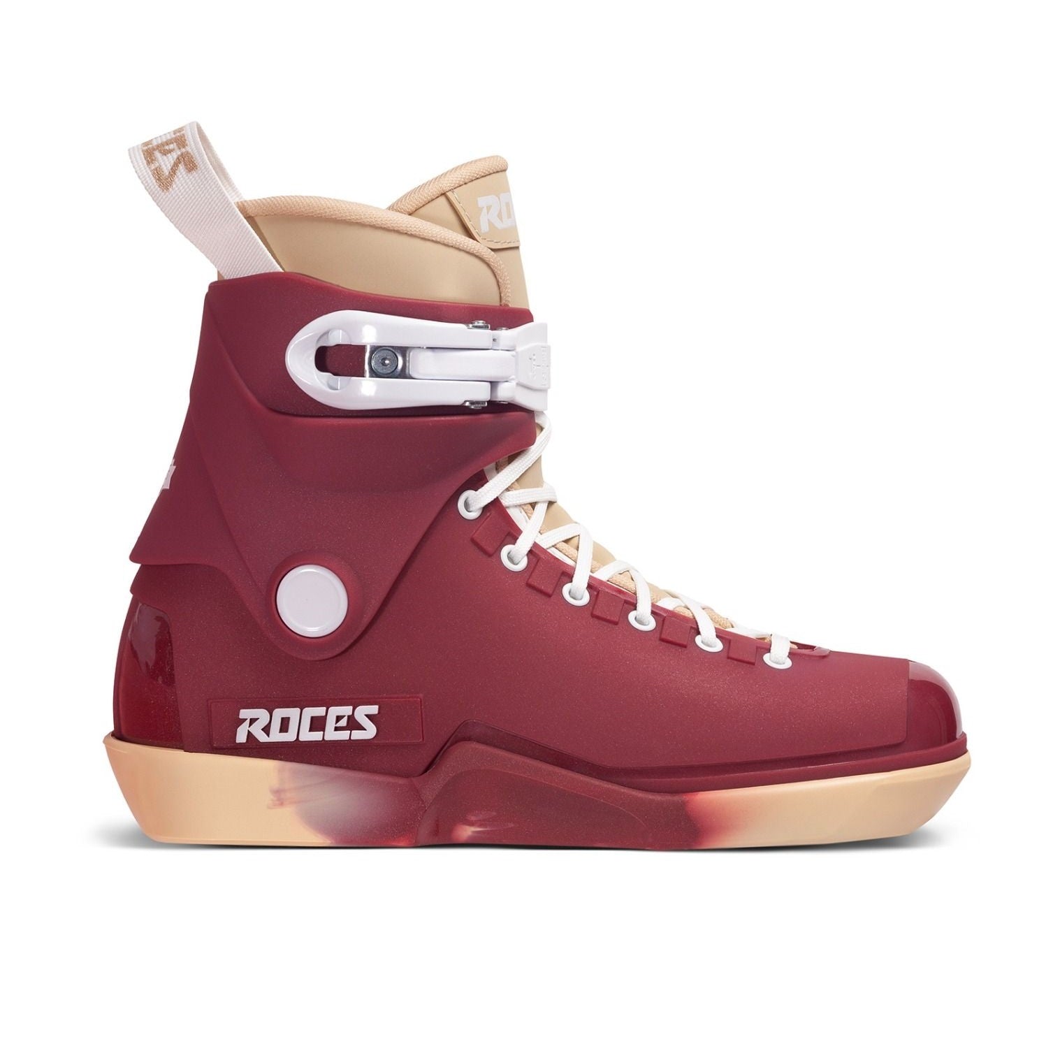 Roces M12 Lo Team Aggressive Inline Skates Boot Only-Pomegranate