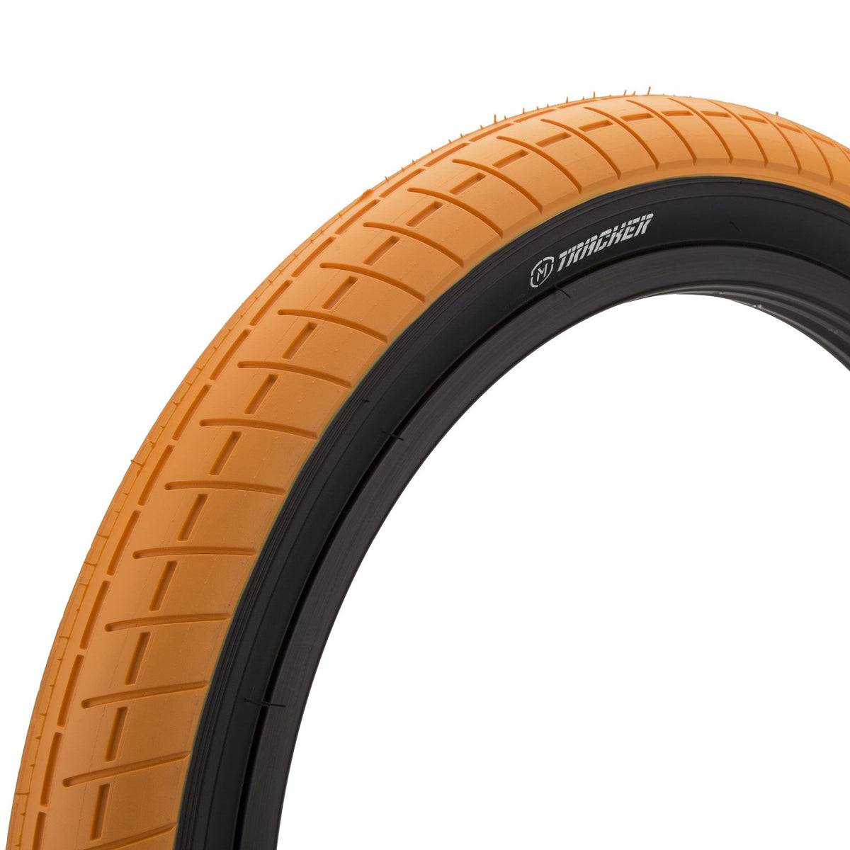 Mission BMX Tracker Tire 2.4″ - Orange/Black Wall- Skates USA